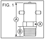 1/4" NPTF Pin Type Grease Fitting - SAE Products
